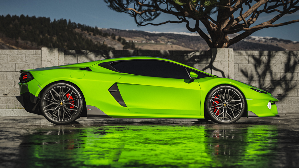 New Lamborghini Huracan replacement: design rendered by carwow | Carwow